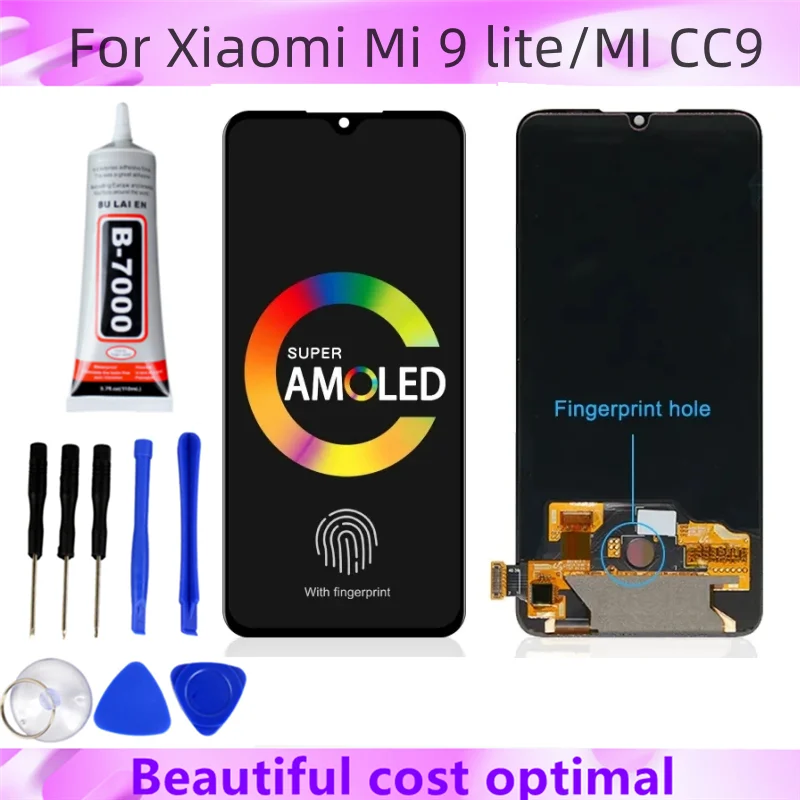 Display-LCD-Touch-Screen-Digitizer-Assembly-Pe-as-Xiaomi-Mi-9-Lite ...