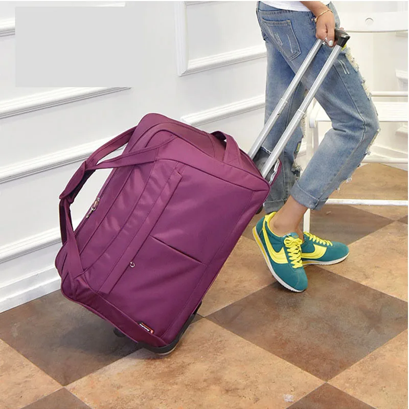 Multifuncition-Cavans-Trolley-Bag-With-Wheel-Men-And-Women-Large ...