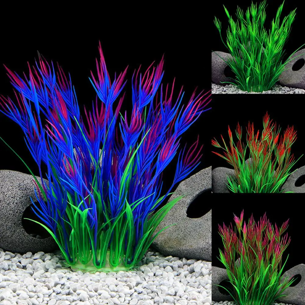 Realistic Plastic Aquarium Plants