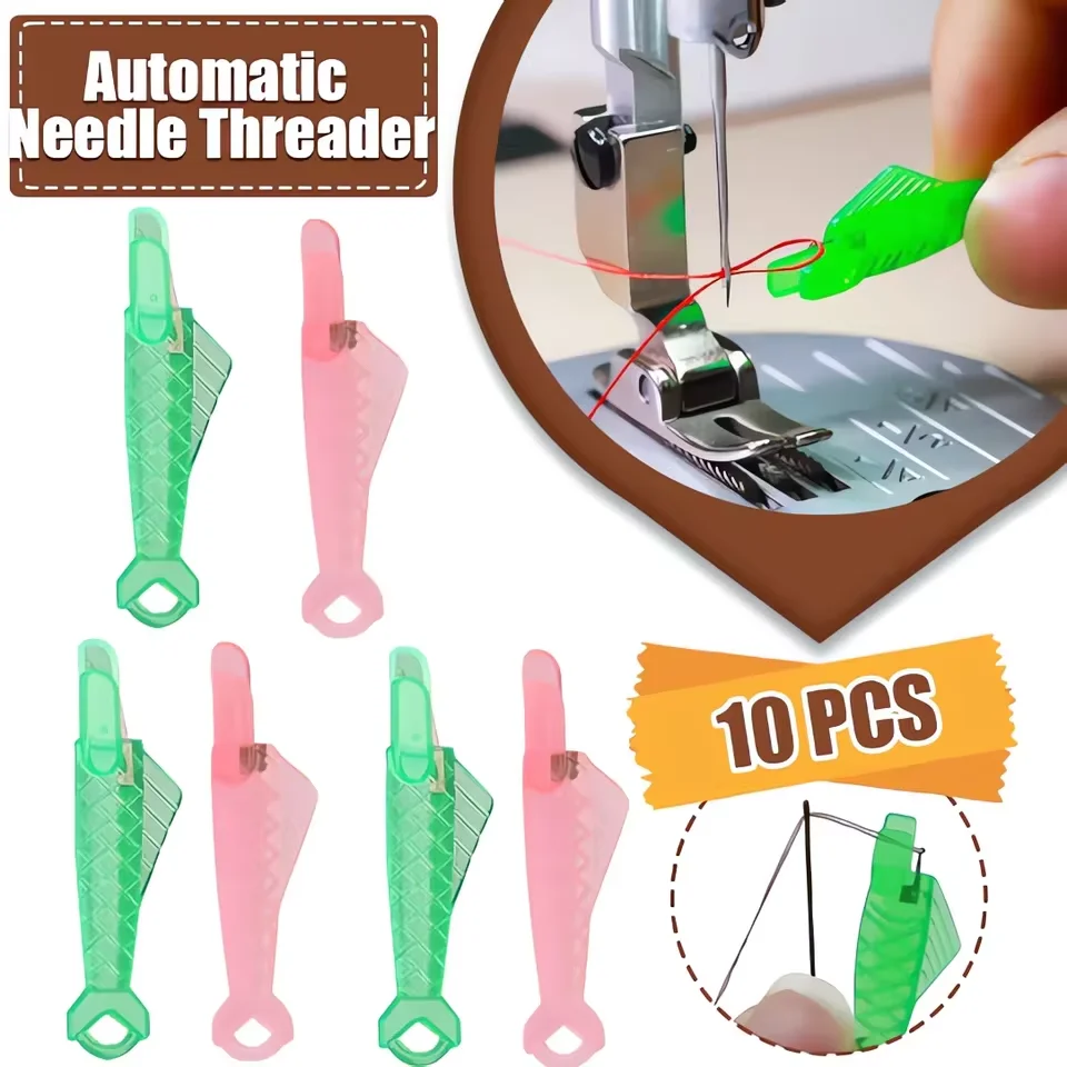 10pcs Plastic Threading Machine, Sewing Machine Needle, Quick Lead ...