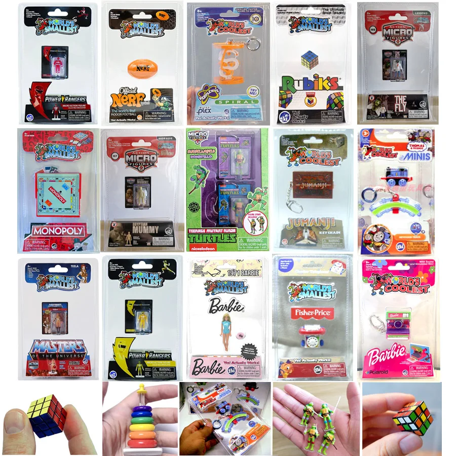 Worlds-Smallest-Micro-Action-Figure-Collection-Mini-Model-Toy-Magic ...