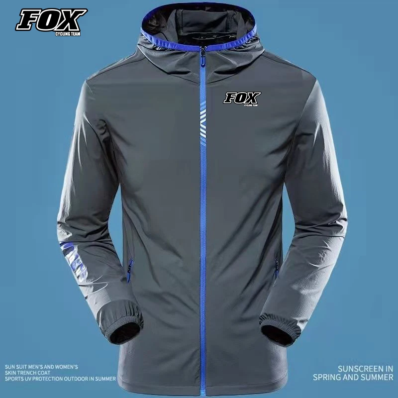 Fox Cycling Team Cycling Waterproof Jacket Rainproof Mtb Bike Wind Coat ...