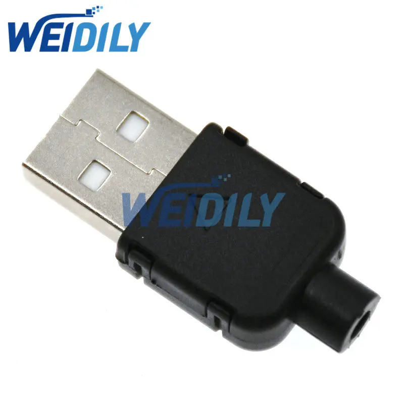 Type Female Usb 4 Pin Plug Socket Connector | Usb Assembly Adapter ...