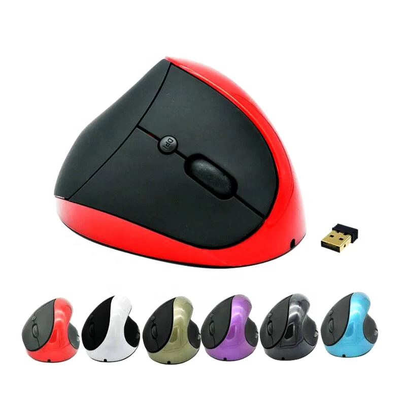 2-4G-Right-Hand-Mouse-Wireless-USB-Optical-Vertical-Driver-Rechargeable ...