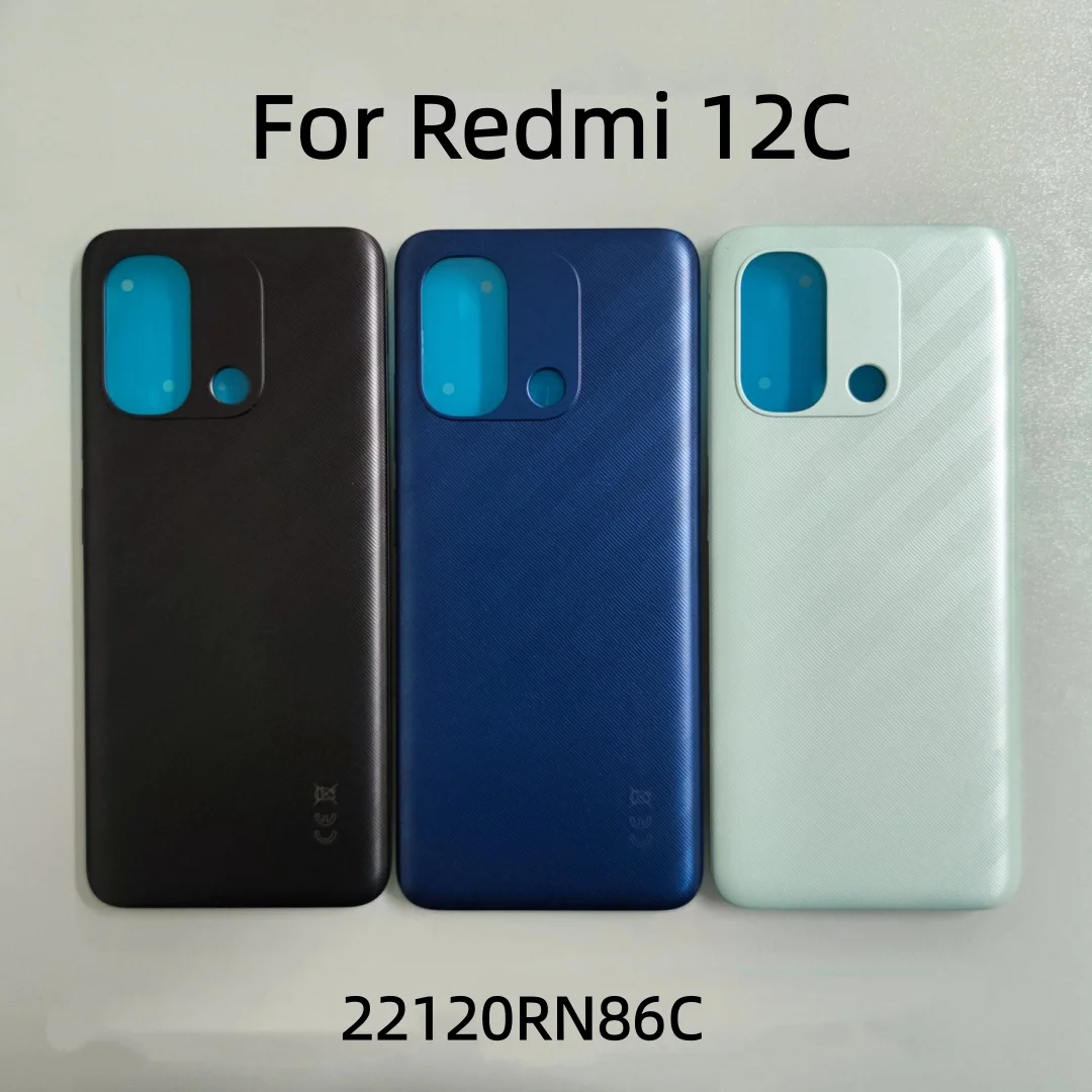 Back cover battery cover case for Xiaomi Redmi 12C 22120RN86C Battery ...