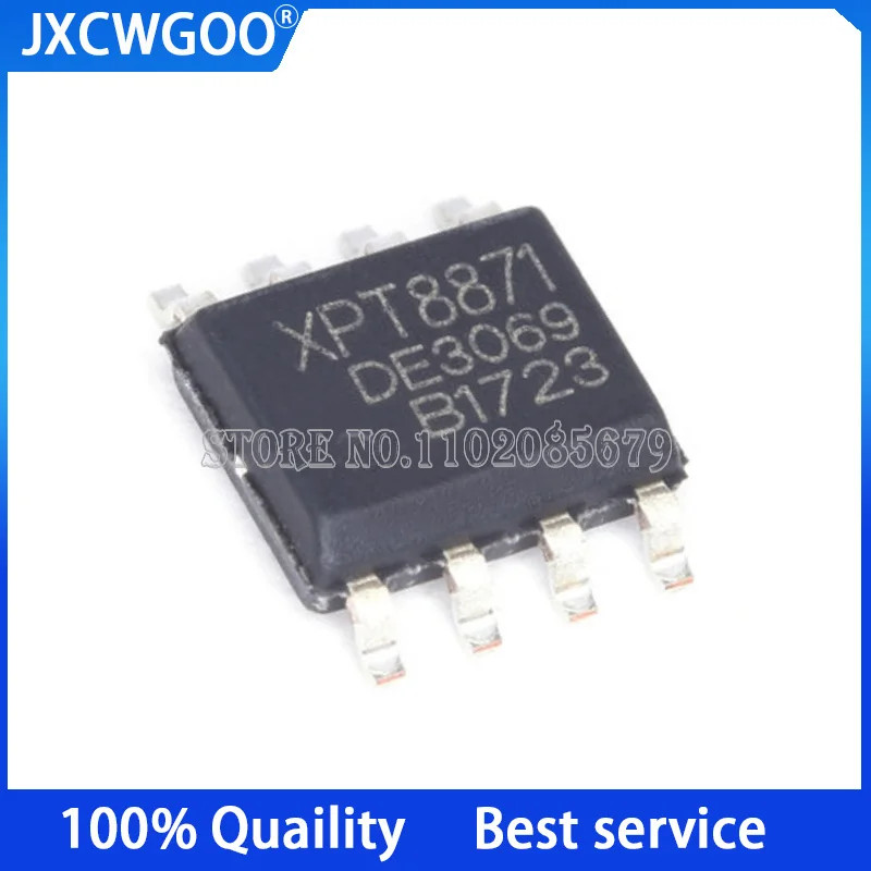 Chip amplificador de potencia XPT8871 SOP8 de 5W, amplificador de potencia de audio mono IC, 10 ...