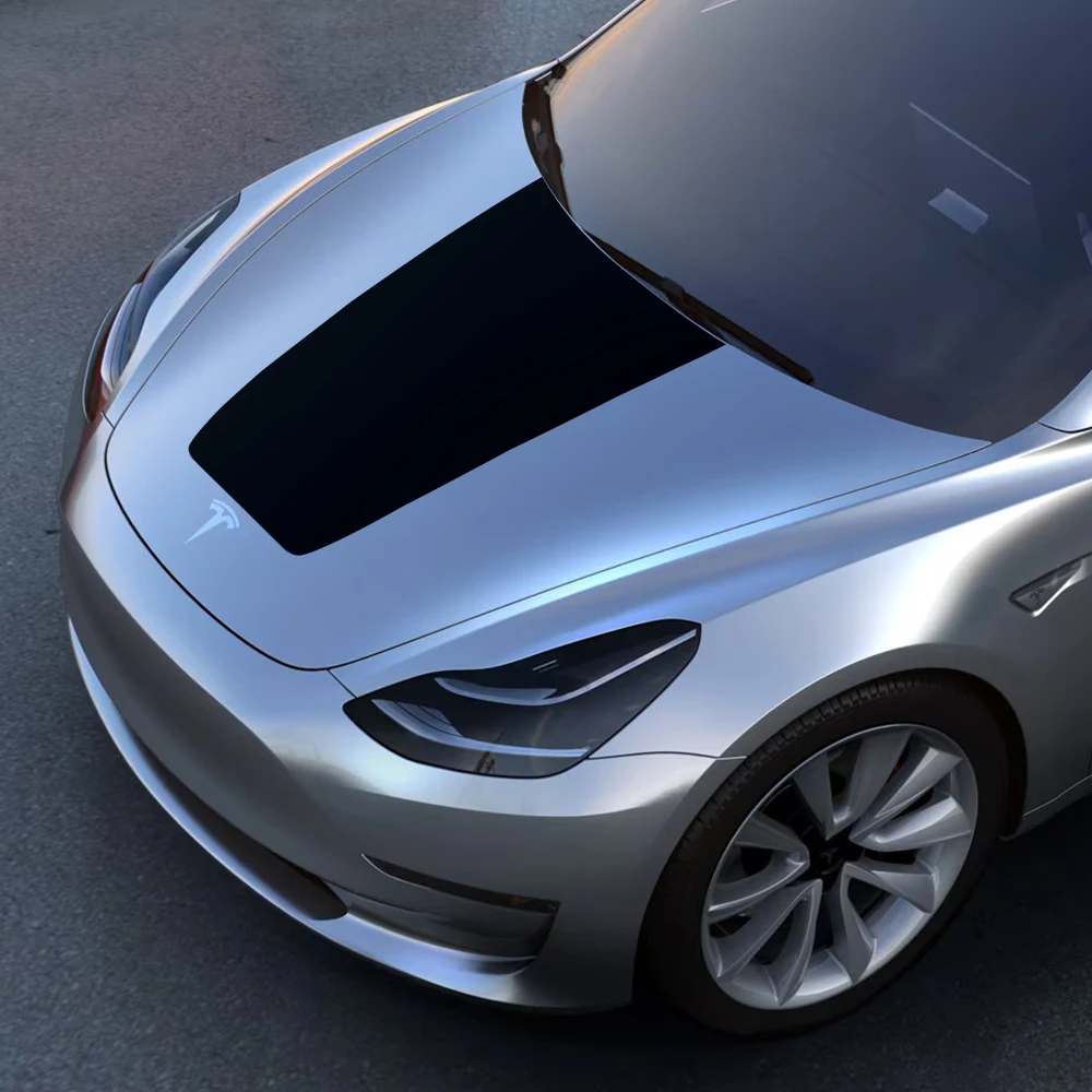 Car-Hood-Cover-Stickers-For-Tesla-Model-3-Y-Waterproof-Vinyl-Decal ...