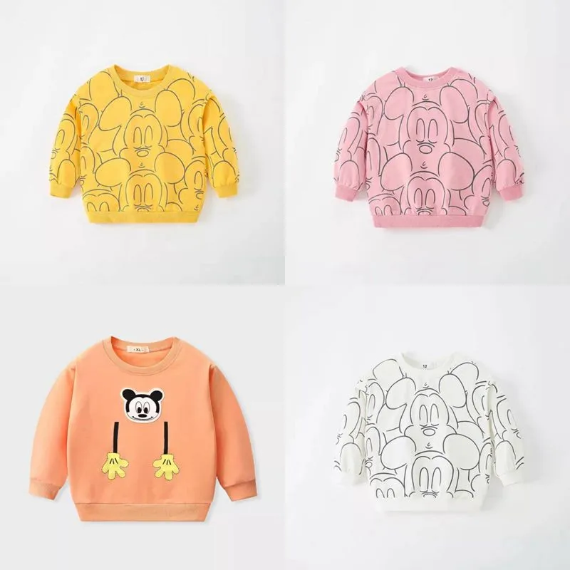 Ropa-de-marca-Disney-para-ni-as-jersey-con-cuello-redondo-sudaderas-con ...