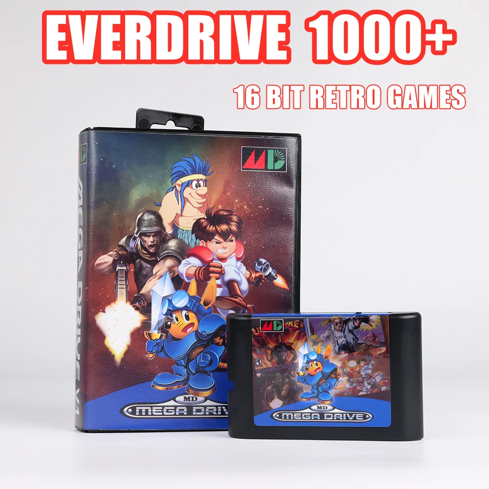 Video Card for Sega MegaDrive Genesis 1000 in 1 Games Everdrive Mega ...
