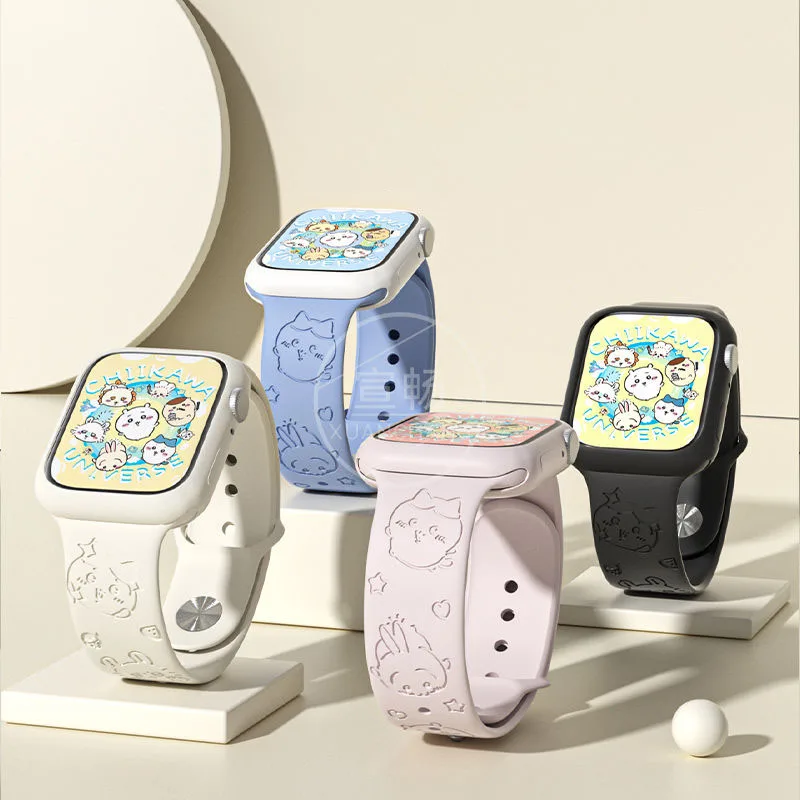 Kawaii-Anime-Figure-Chikawa-Printing-Watch-Strap-Suitable-for-Apple ...