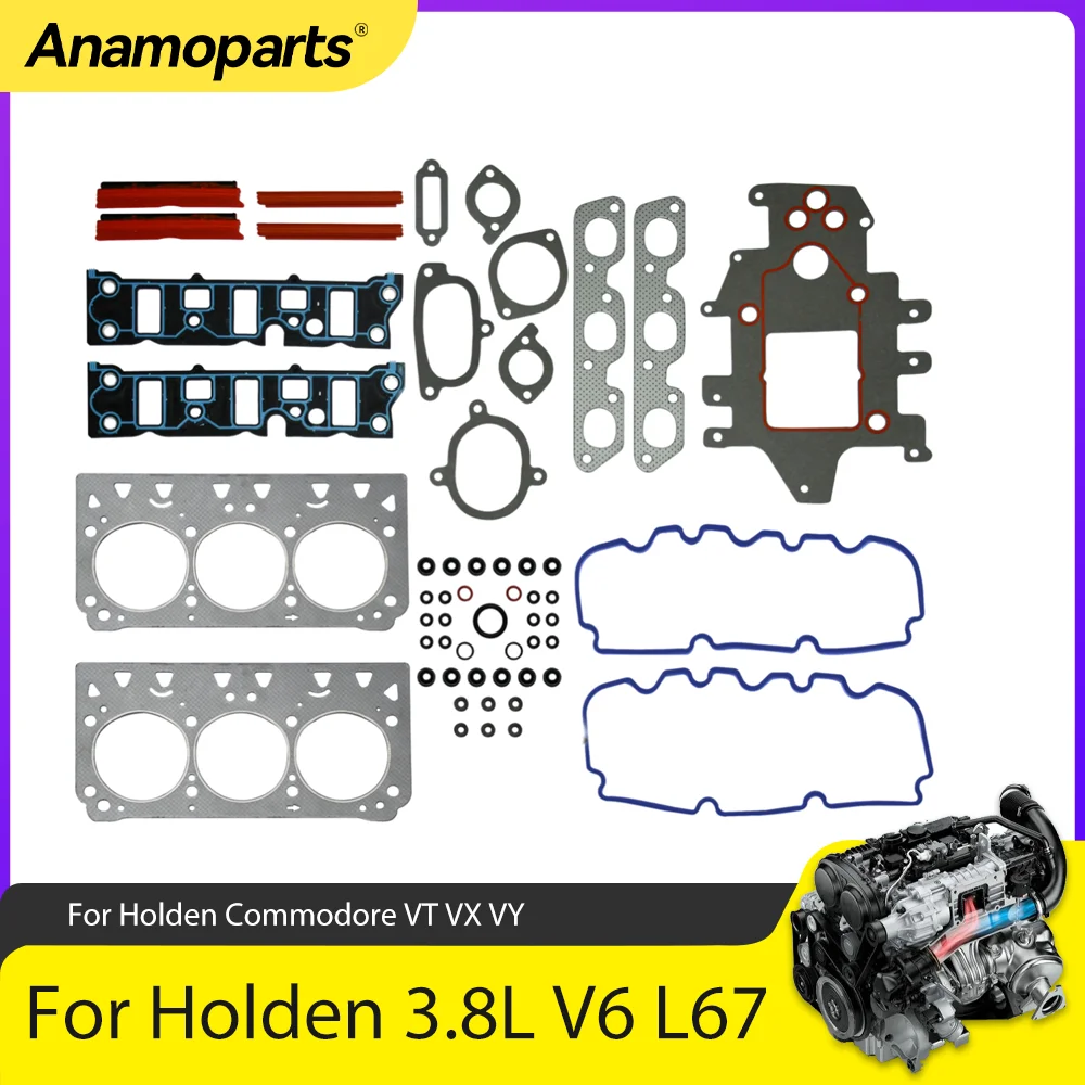Engine Part Full Gasket Set Fit 3.8 L V6 GAS L67 For 96-04 GMC Holden ...