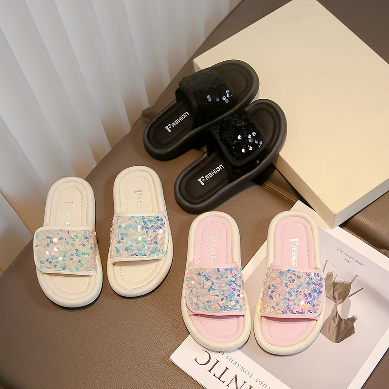 Girls-Sandals-2024-Summer-New-Children-s-School-Student-Casual-Slippers ...