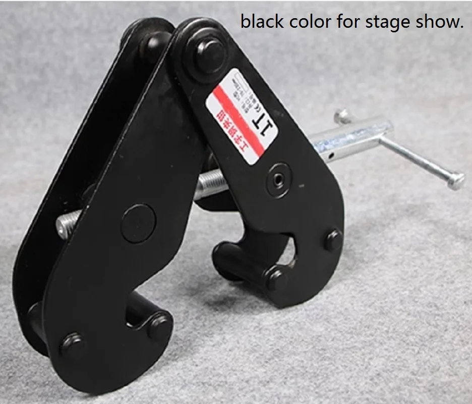 5Ton-10Ton-Steel-rail-beam-clamp-electric-chain-block-hoist-I-beam ...