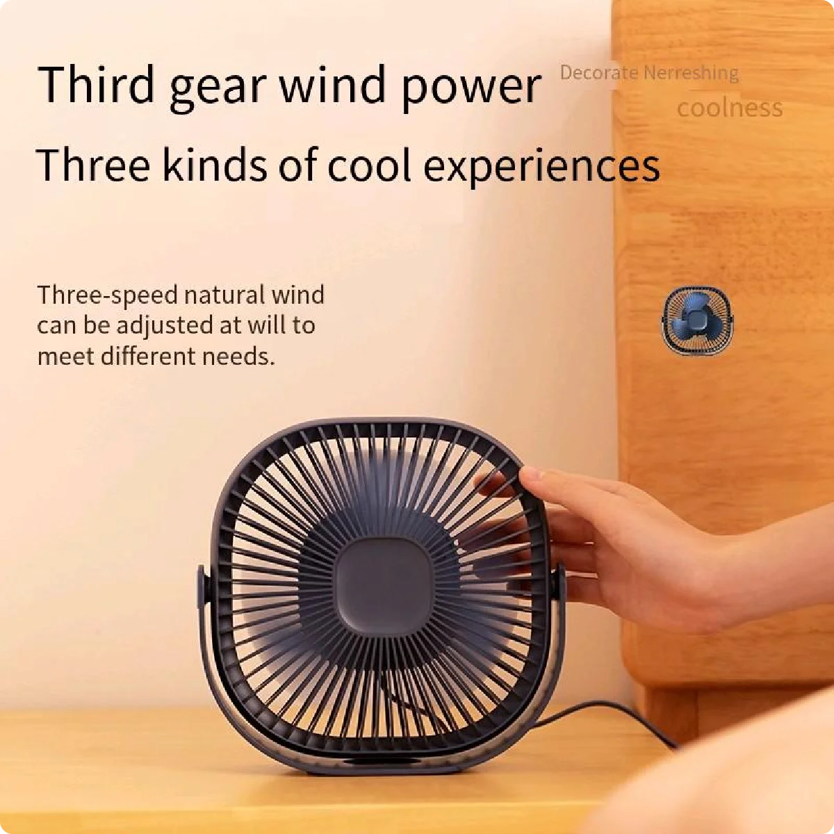 1Pcs-mini-desktop-fan-3-speed-6-inch-small-USB-portable-fan-USB-plug ...
