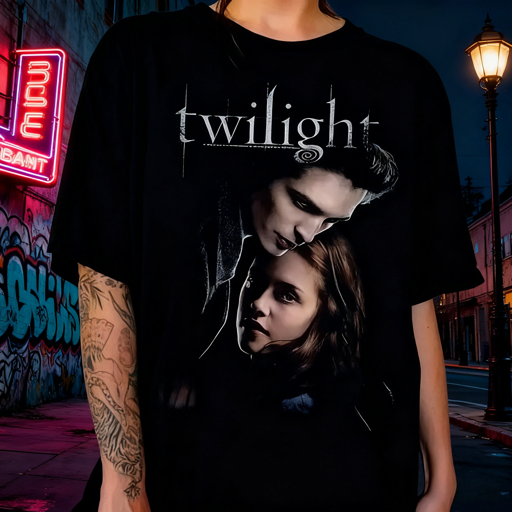 Vintage Twilight Saga Short Sleeves Printed Cotton T-shirt Men Women ...