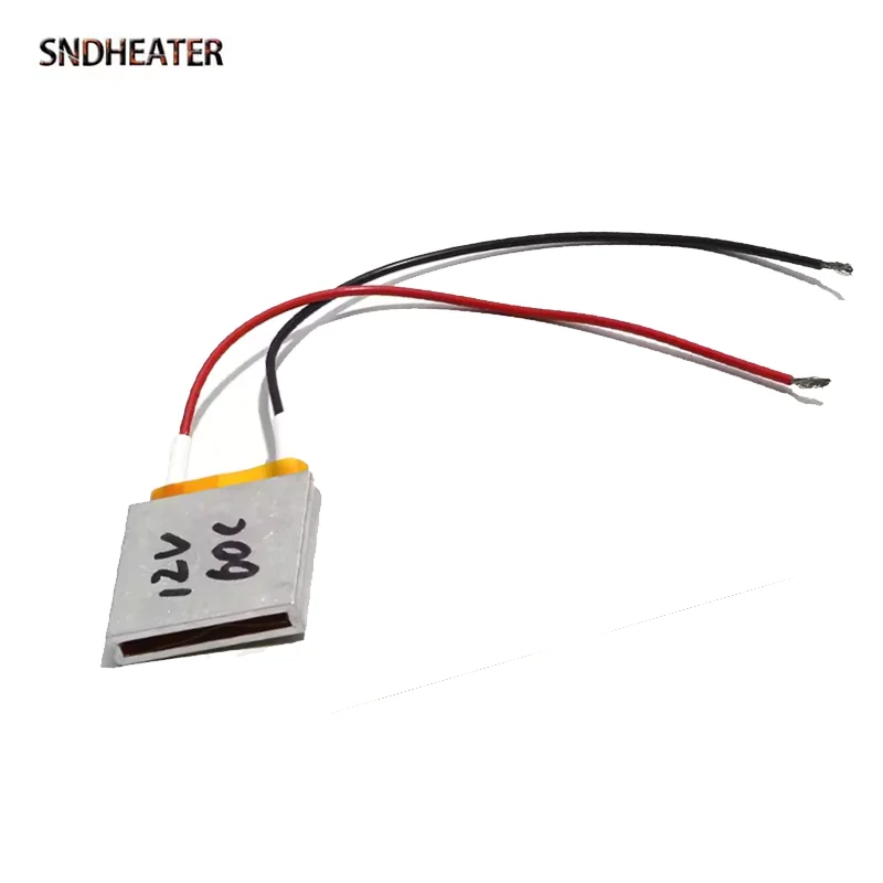 SNDHEATER 2PCS Aluminum Piece 3x3CM PTC Heating Element 5V 220V Square ...
