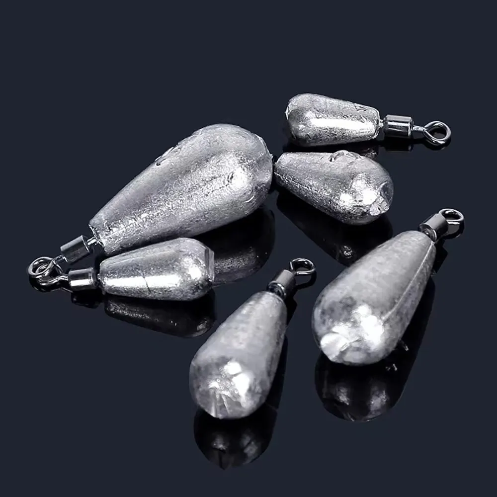 Drop Shot 15PCS/Lot Fishing Weight Sinker 3.5g 5g 7g 10g 14g 20g Tube ...
