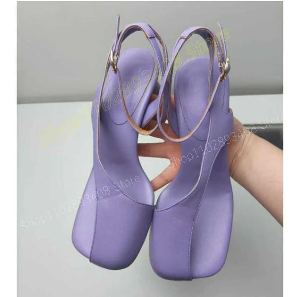 Zapatos-de-tac-n-con-punta-dividida-Para-mujer-calzado-de-cuero-mate ...