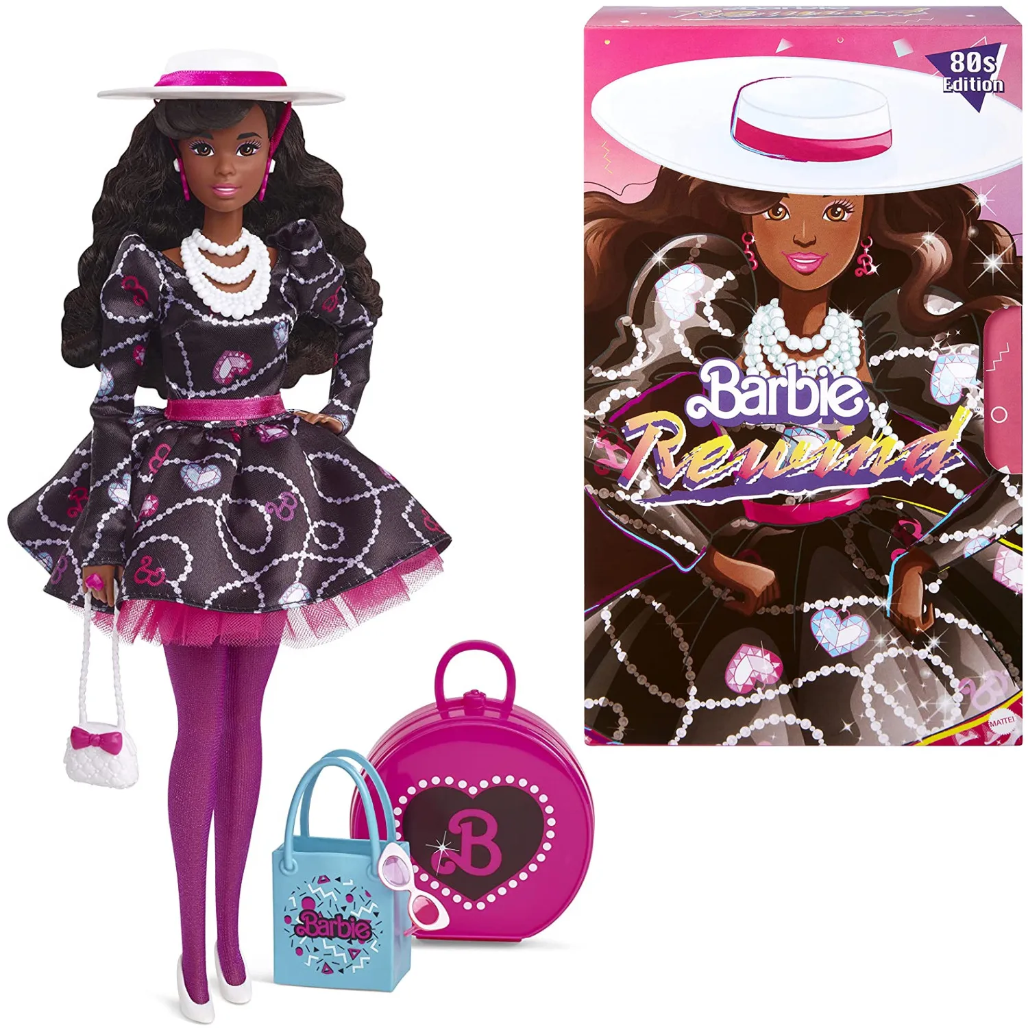 Mu-eca-Barbie-Rewind-edici-n-80s-estilo-sofisticado-vestido-y ...