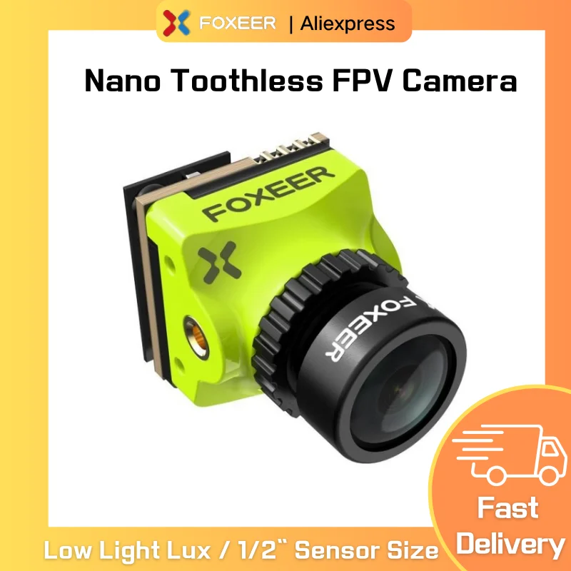 Foxeer-Nano-Toothless-FPV-C-mera-Super-Low-Light-lux-Tamanho-do-Sensor ...