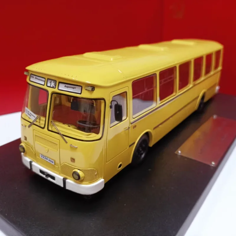Diecast-1-43-Scale-Russian-Soviet-LIAZ-3-677M-1990-Bus-Resin-Car-Model ...