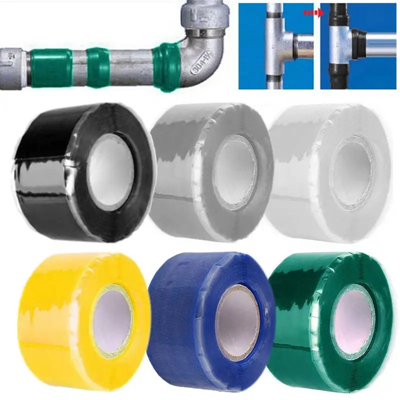Silicone-Performance-Repair-Tape-Self-adhesive-Strong-Stop-Leaks-Seal ...