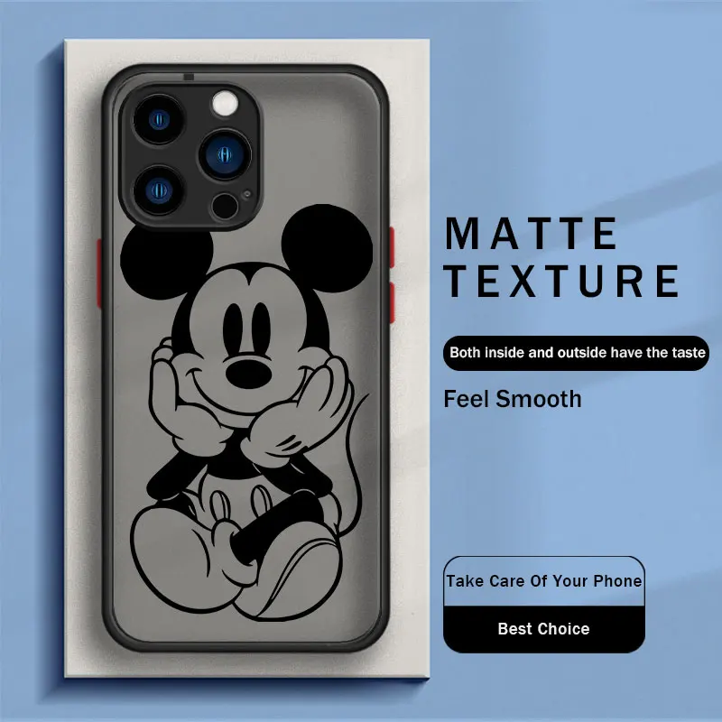 Luxury-Mickey-Mouse-Color-Art-Shockproof-Matte-Phone-Case-For-iPhone-11 ...