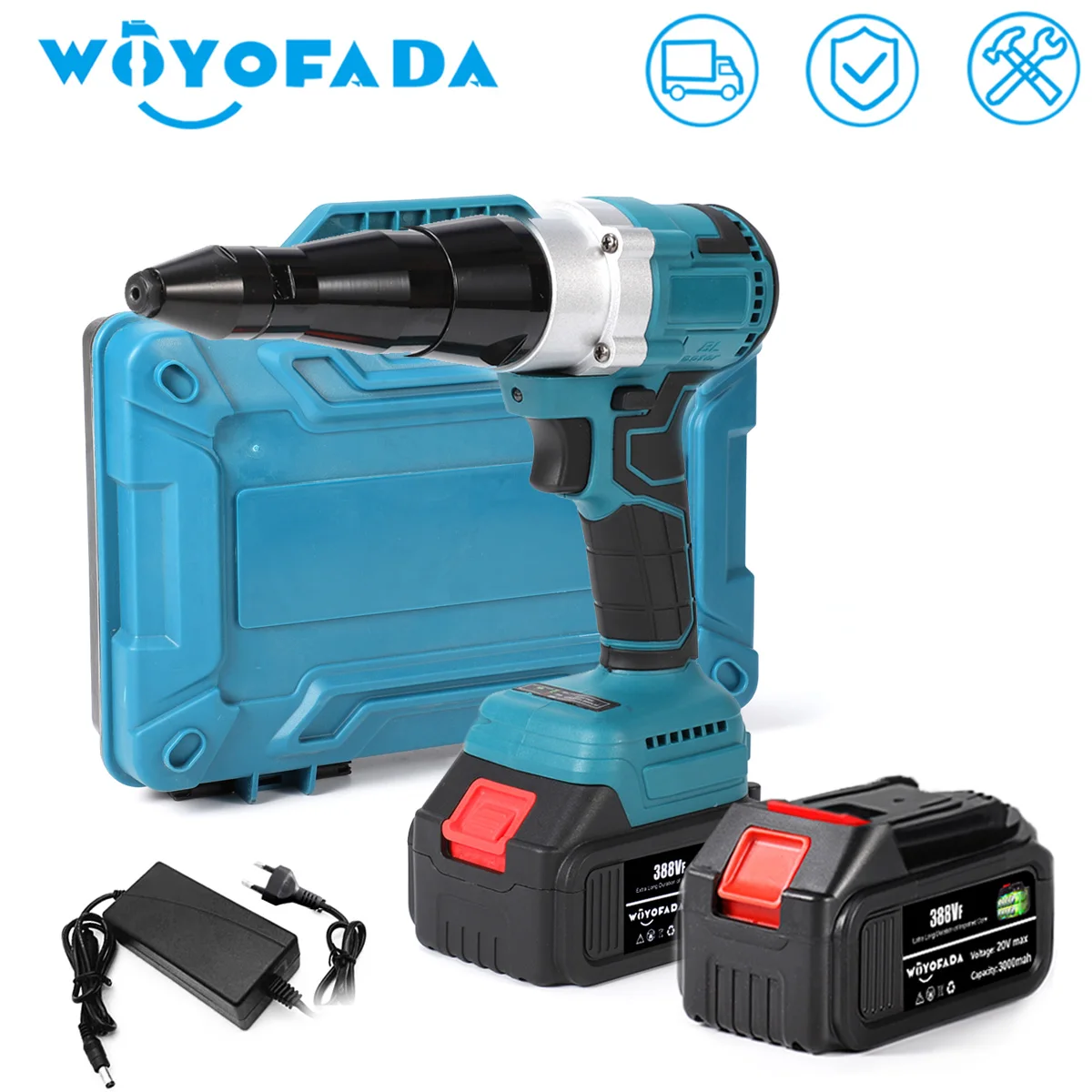 Electric-18V-Brushless-Rivet-Gun-Cordless-Rivet-Nut-Gun-Automatic-Rivet ...