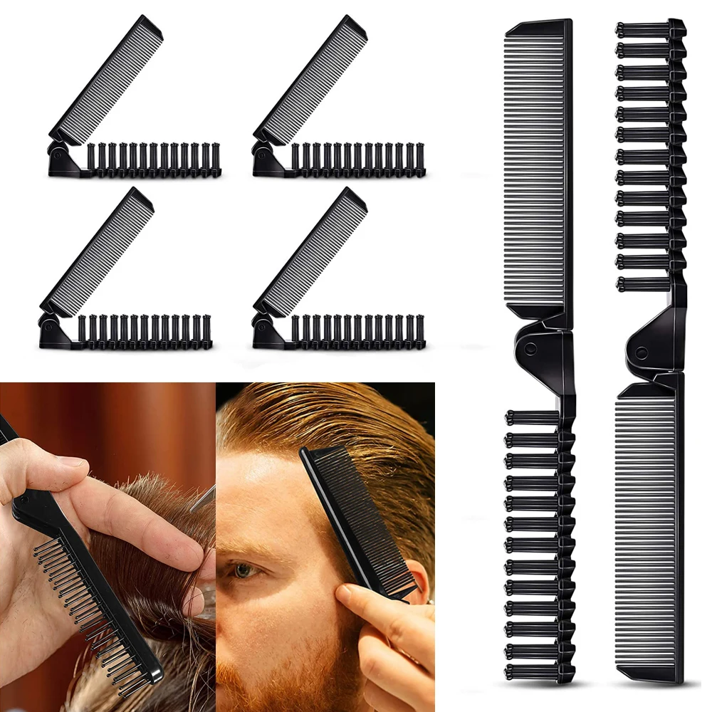 2-In-1-Double-Headed-Folding-Hair-Comb-Portable-Travel-Hair-Brush ...