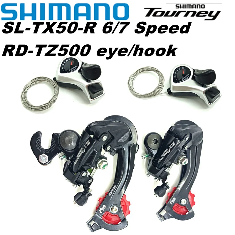 Shimano Tourney TZ500 6/7 Vitesse Groupe RD-TZ500 Vélo Arrière ...