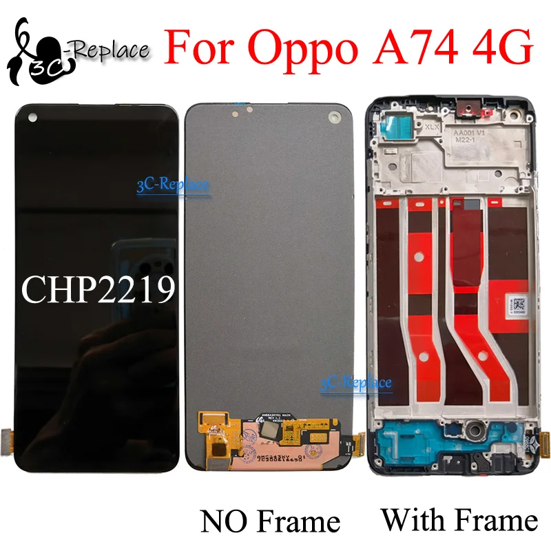 Amoled / TFT Black 6.4 " For Oppo A74 4G CHP2219 LCD Display Touch ...