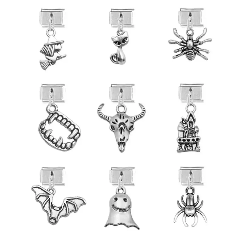 Italian-Charm-Stainless-Steel-Bracelet-9mm-Module-Splicing-DIY-Jewelry ...