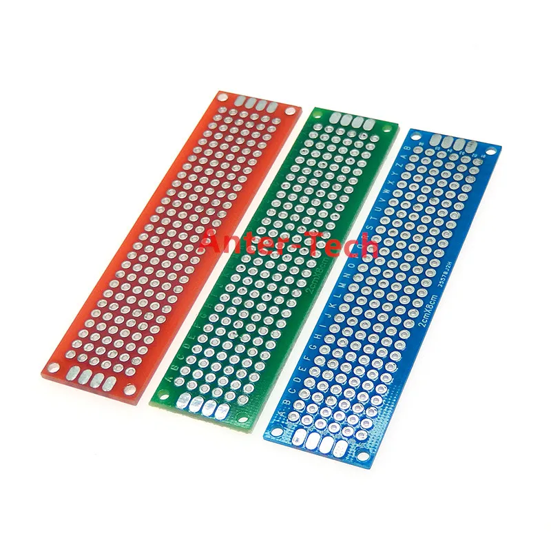 5pcs-2x8cm-20x80mm-Spray-tiBlue-Green-Red-Double-Sided-Prototype-PCB ...
