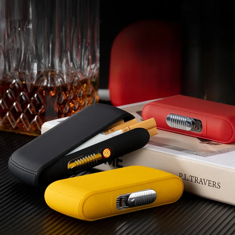 2025New Portable Two-in-one Multi-function USB Cigarette Lighter Box ...