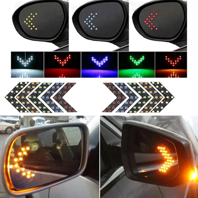 2Pcs-Car-Rearview-Mirror-Turn-Signal-Light-Car-Rearview-Side-LED-Turn ...