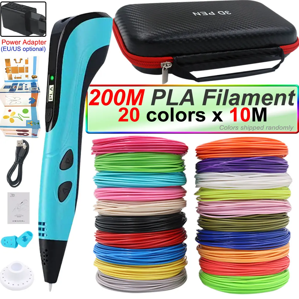 New-High-Quality-3D-Printing-Pen-3D-Pen-for-Children-with-Power-Adapter ...