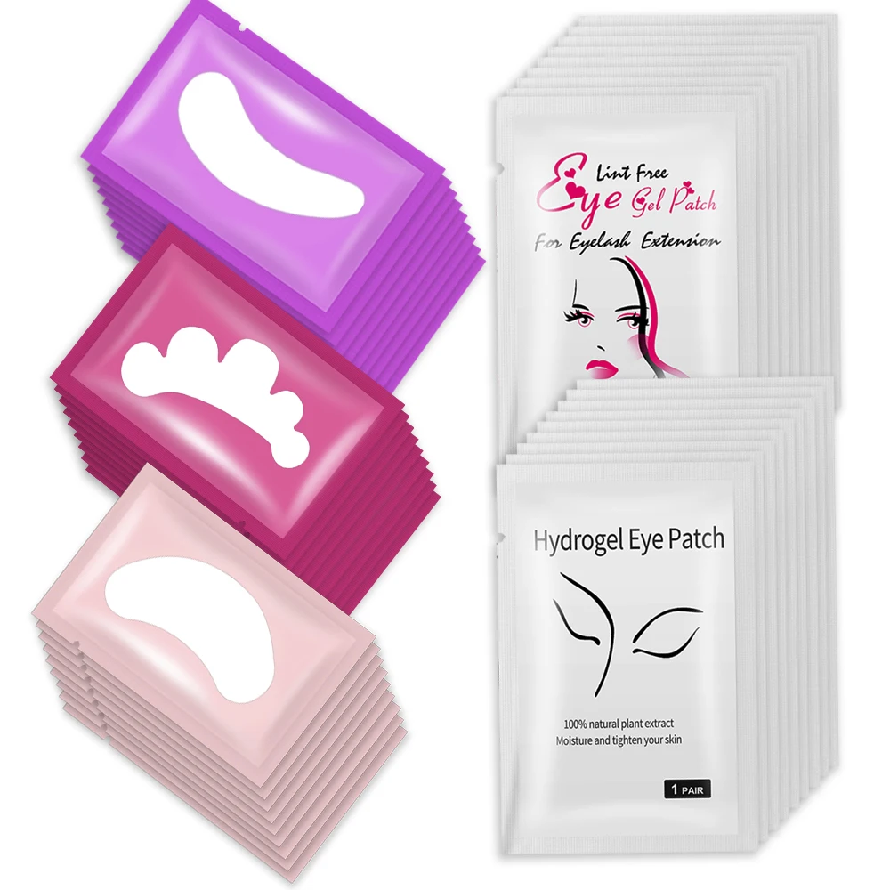 100-pairs-Eyelash-Pads-Grafted-Lash-Hydrogels-Gel-Patches-Under-Eye ...