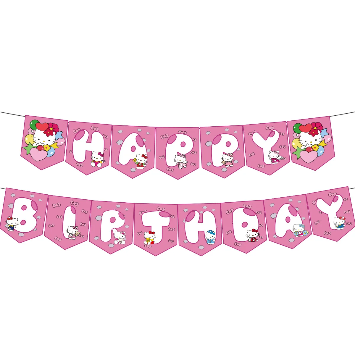 Hello Kitty Happy Birthday Banner Printable