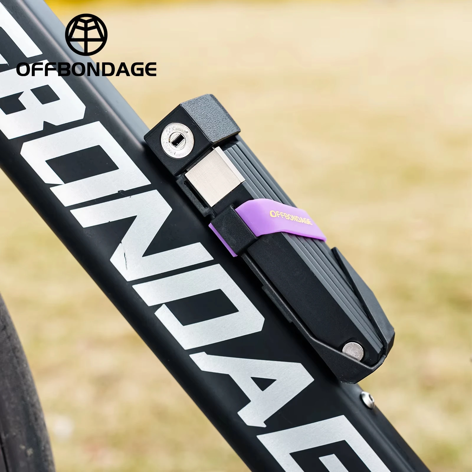OFFBONDAGE Bicycle Folding Lock Security Durable Anti-Theft Scooter MTB ...