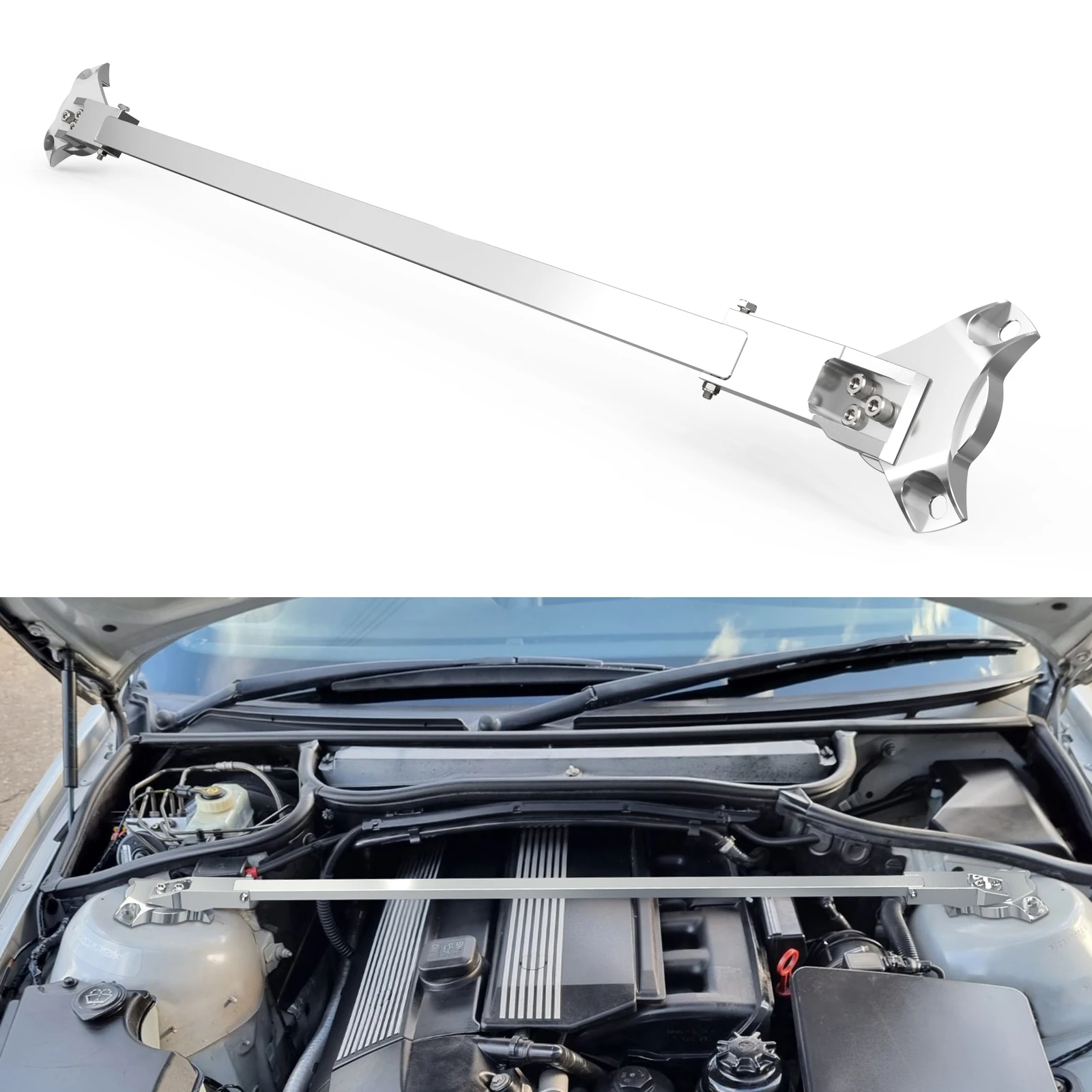 BEVINSEE-Front-Strut-Brace-Bar-For-BMW-E46-323i-323ci-325i-325ci-328i ...