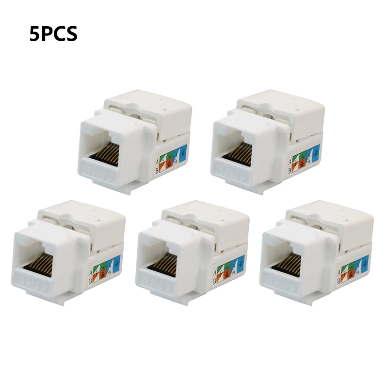 M-dulo-de-rede-Ethernet-5pcs-cat5e-rj45-conector-de-parede-soquete-de ...