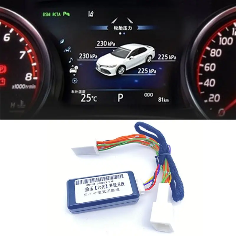 TPMS-Tyre-Pressure-Monitoring-System-Digital-LCD-Display-Auto-Security ...