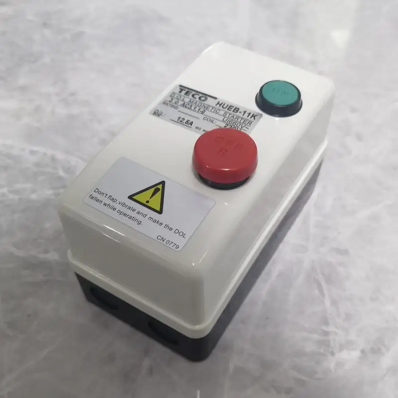 TECO-AC-Electromagnetic-Switch-HUEB-11K-D-O-L-Magnetic-Starter-12-5A ...