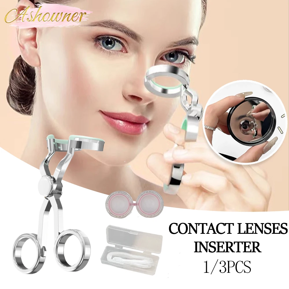 1-3PCS-Portable-Contact-Lenses-Inserter-Auxiliary-Disassembly-Contact-Lens-Care-Clips-Soft ...
