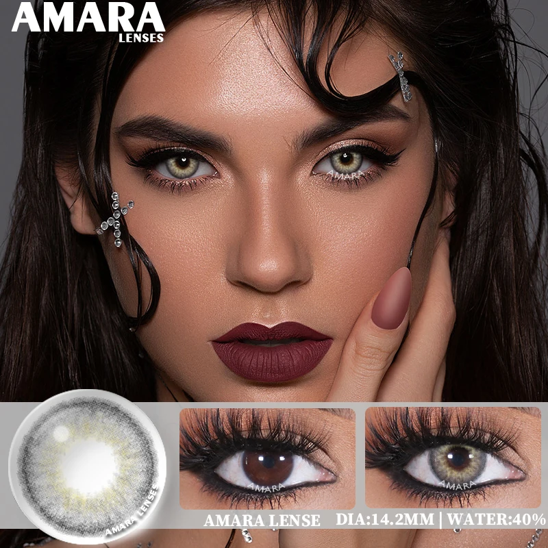 Lentilles De Contact Colorées Naturelles Bleues 2 Pièces Belles ...