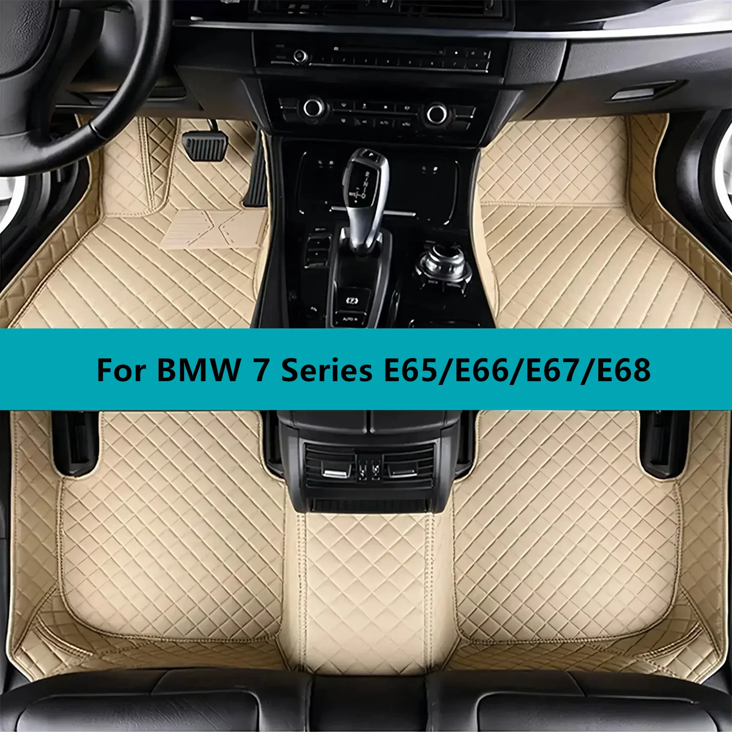 Car Floor Mats For BMW 7 Series E65/E66/E67/E68 2005 2006 2007 2008 ...