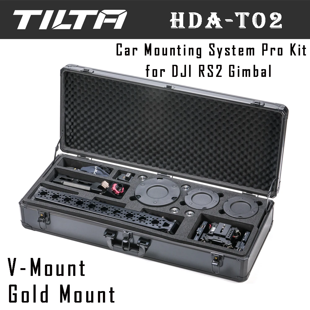 Tilta Hda-t02-a-v Hda-t02-v Hydra Alien Car Mounting System Pro Kit For Dji Rs2 Gimbal Gold ...