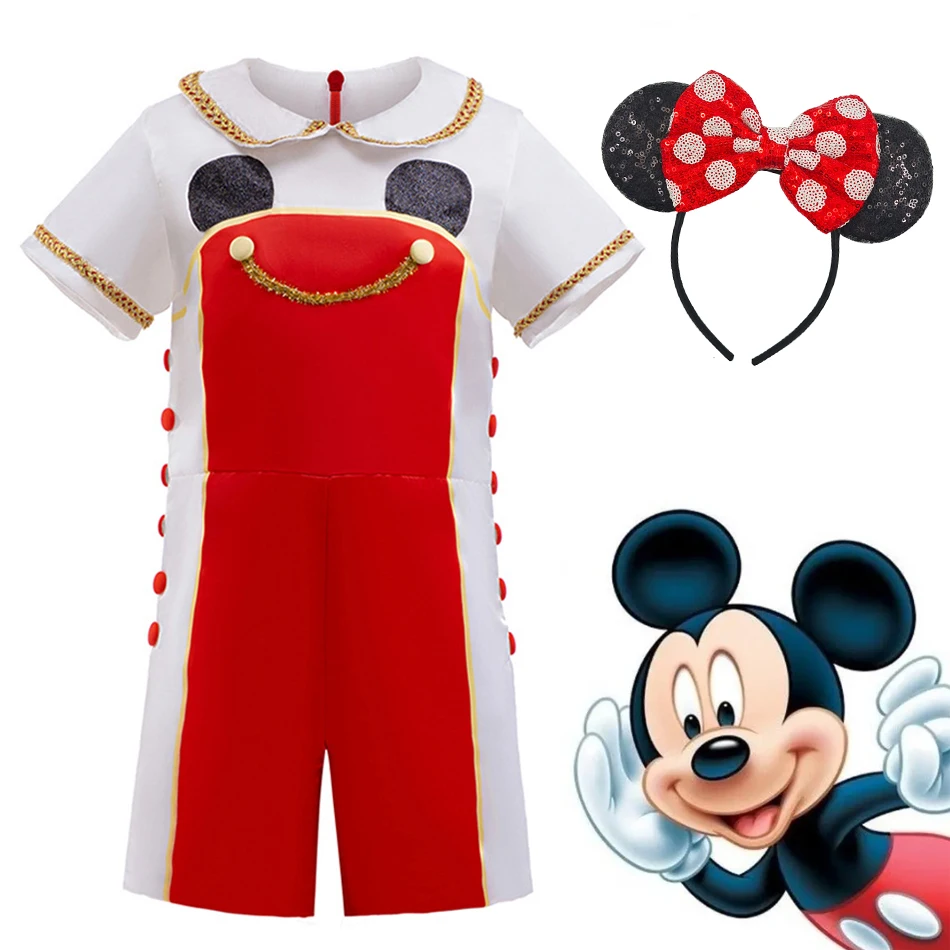 Disfraz-de-Mickey-Mouse-para-ni-os-ropa-de-dibujos-animados-de-Disney ...