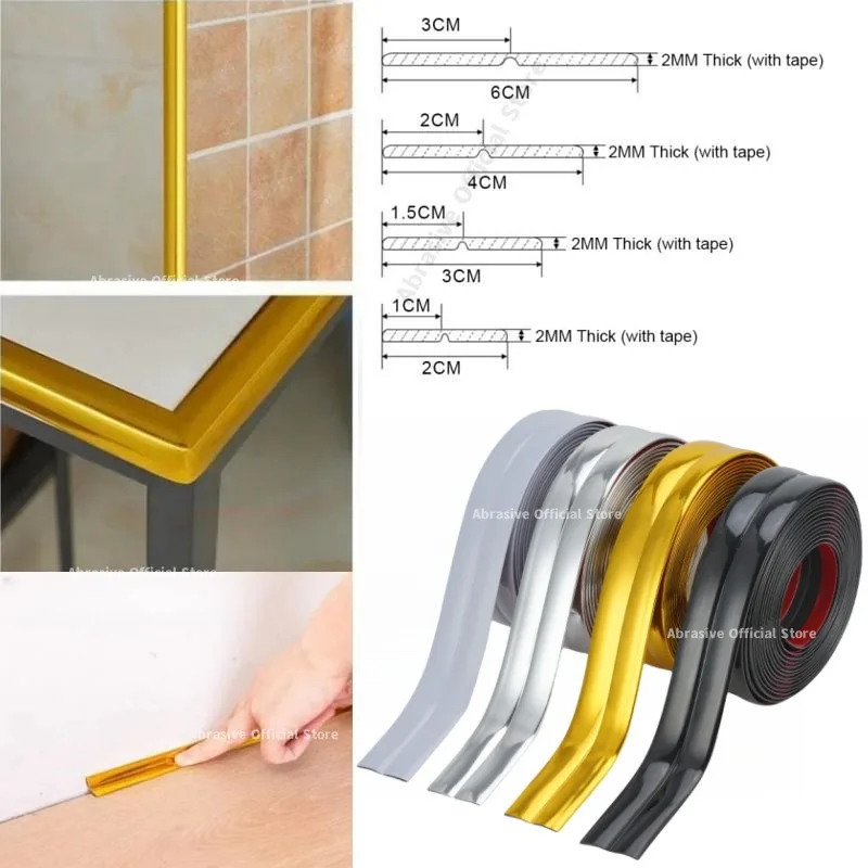 Self-adhesive-Wall-Corner-Molding-Trim-Line-Wall-Corner-Skirting-Line ...