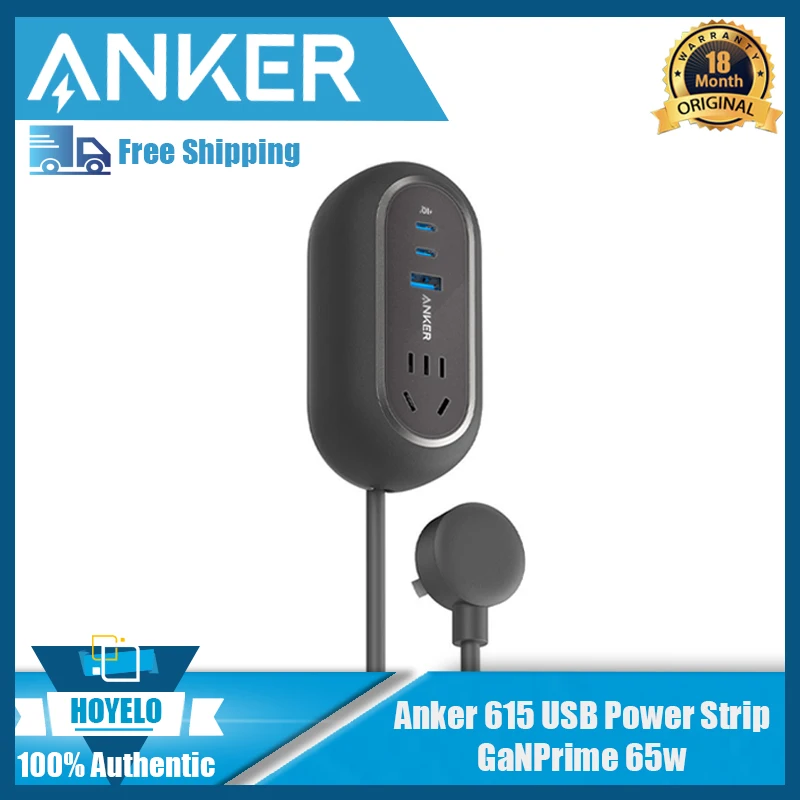 Anker-615-USB-Power-Strip-GaNPrime-65W-3ft-Extension-Cord-Compact-Power ...